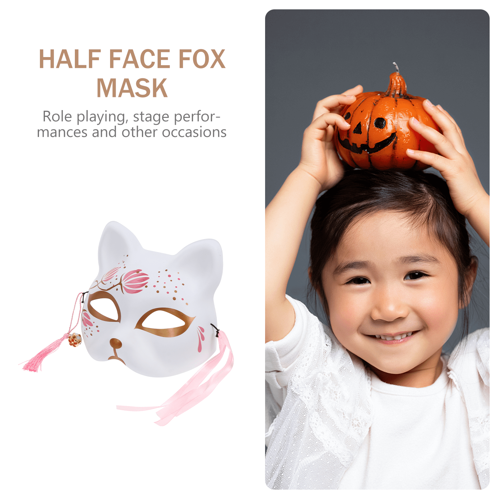 VERDANVERSE 2Pack Beautiful Masquerade Masks Shaped Half Face For Adult ...