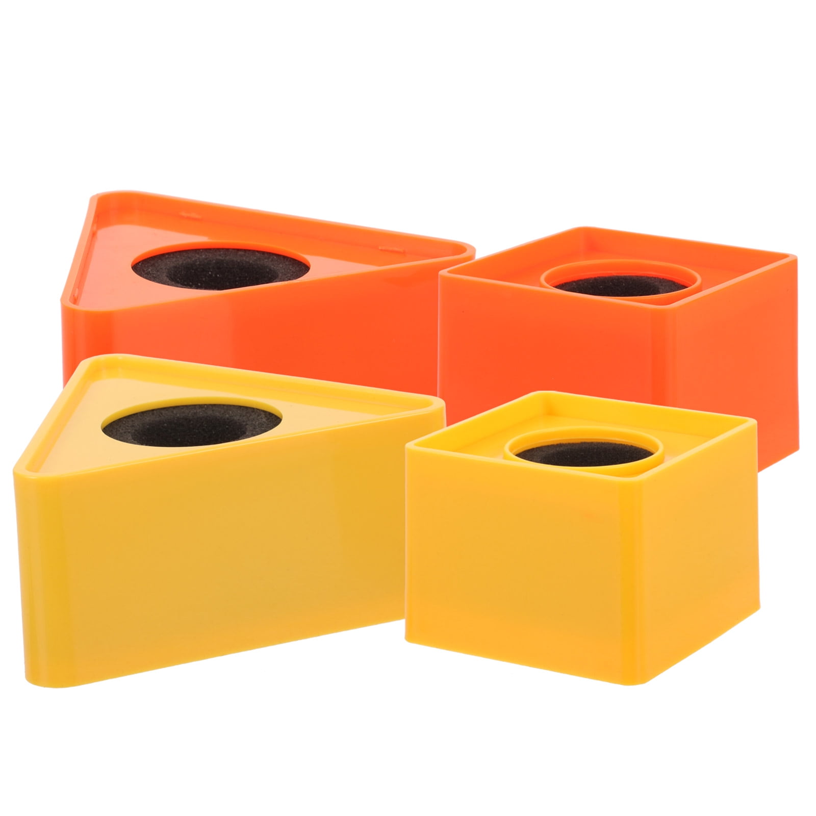 VERDANVERSE 4Pcs Microphone Flag Stations Square Mic For Interviews And ...