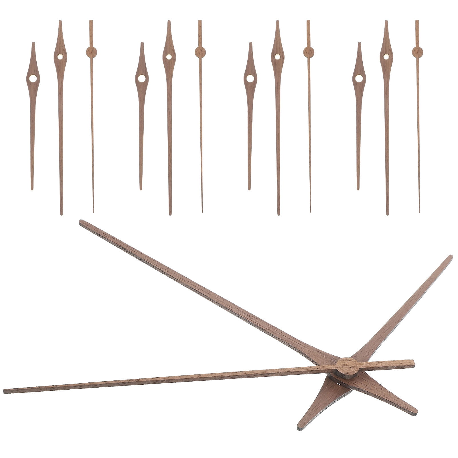 VERDANVERSE 5 Sets Clock Repair Replacement Parts Dark Brown for Wall ...