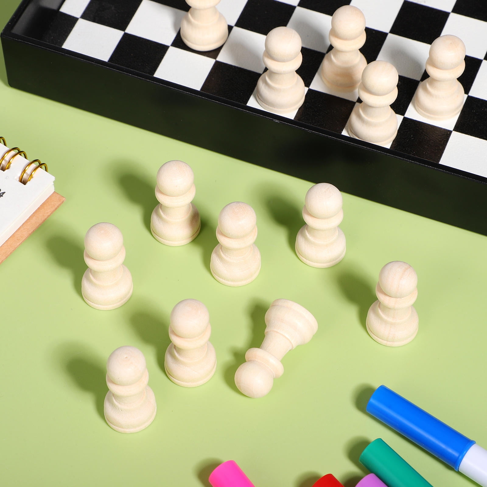 VERDANVERSE 50Pcs Chess Pieces for Board Game Components and ...