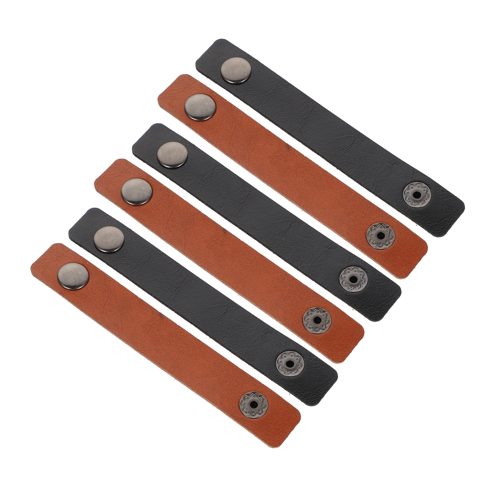 VERDANVERSE Data Cable Strap Leather Wire Cable Organizer Assorted ...