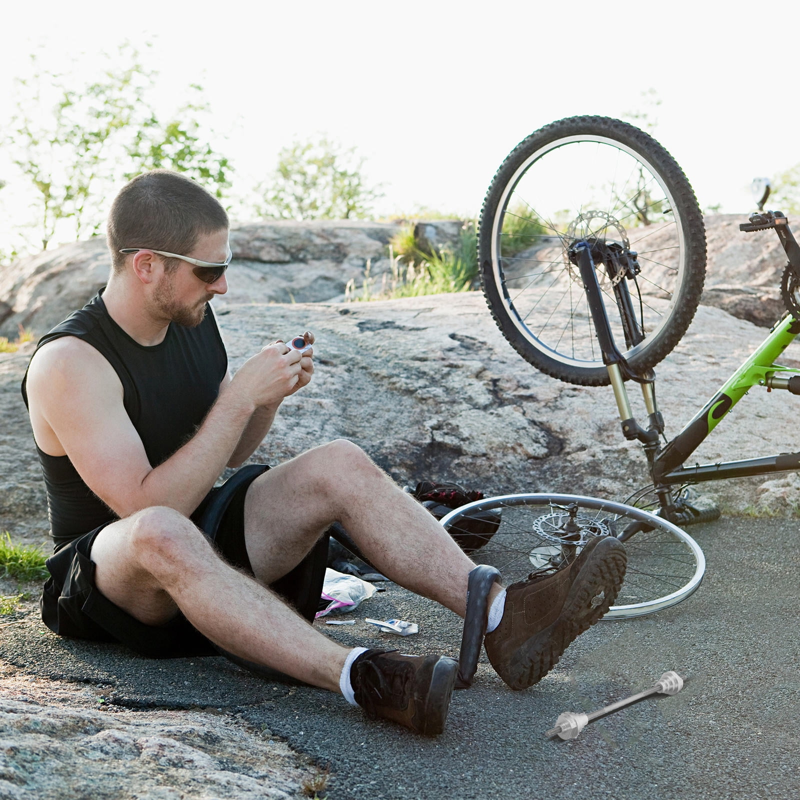 VERDANVERSE Bicycle Wheel Truing Stand 1Pack Steel Adapter for Bike ...