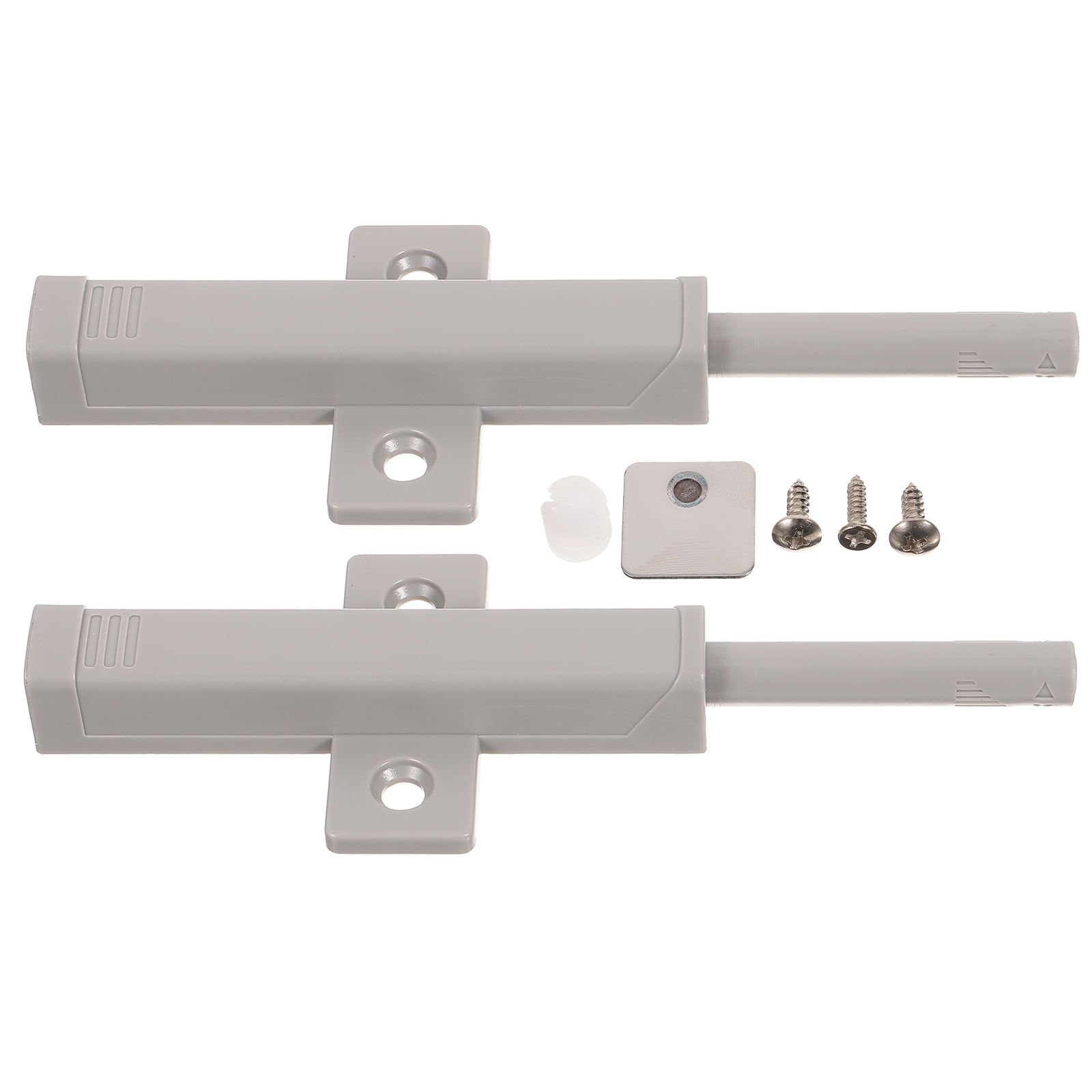VERDANVERSE Cabinet Hardware 2Sets 14x5cm Dark Grey Push To Open Latch ...