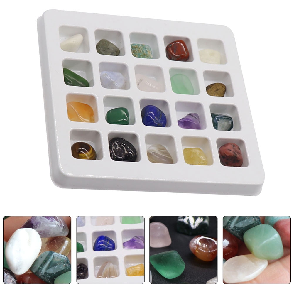 VERDANVERSE Childrens Stone Collection Multi-colored Natural Crystal ...