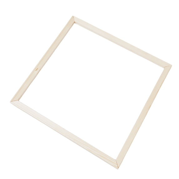 VERDANVERSE Floating Canvas Frame Beige Rustic Wood Look with Sturdy ...