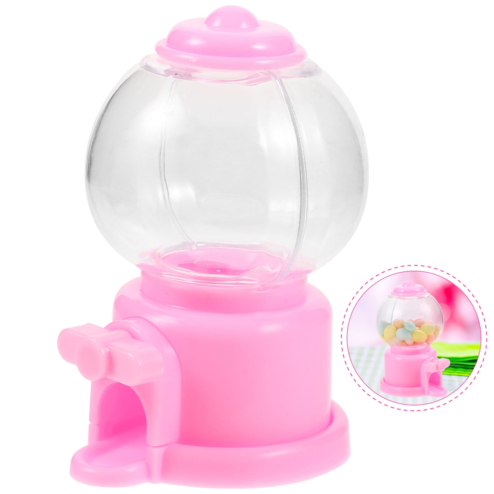VERDANVERSE Pink Mini Gumball Machines for Kids Party Favor and ...