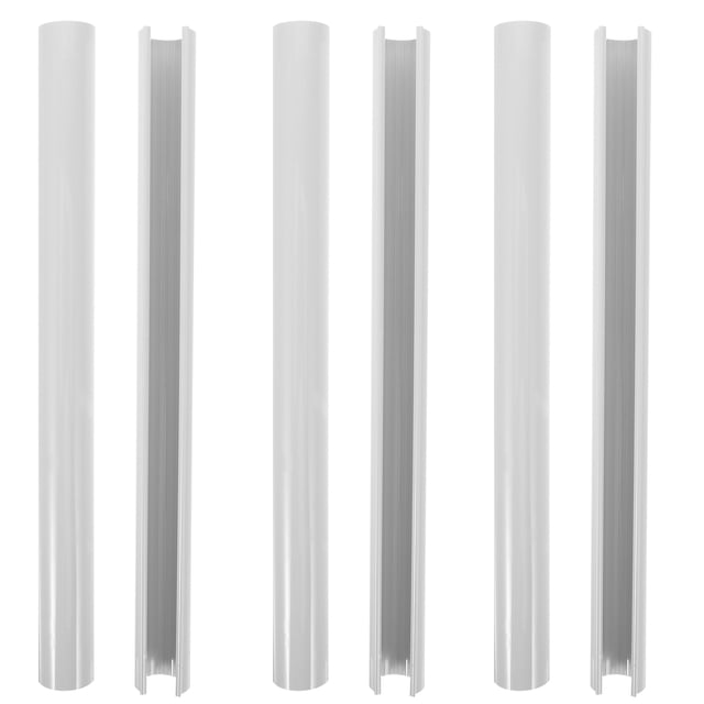VERDANVERSE Plastic Radiator Pipe Covers White 6Pcs - Walmart Business ...