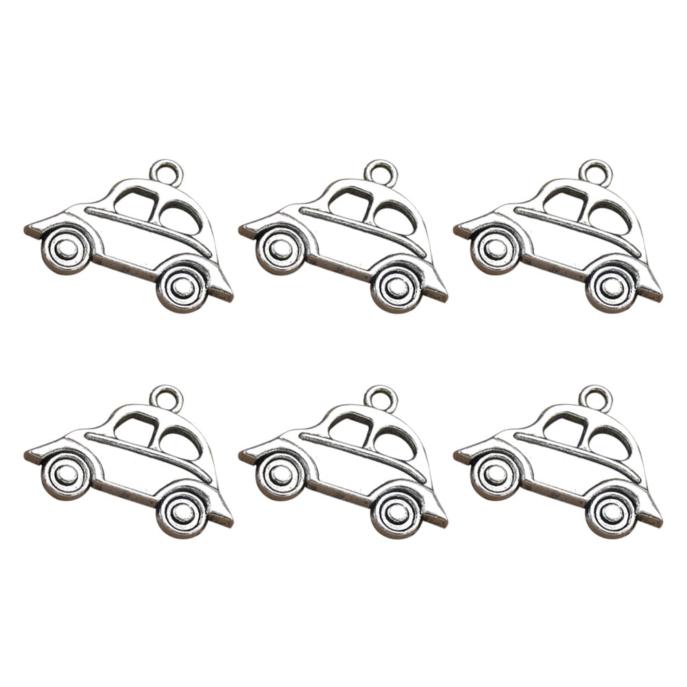 VERDANVERSE Vintage Charms for Jewellery Making Car Shape Pendant with ...