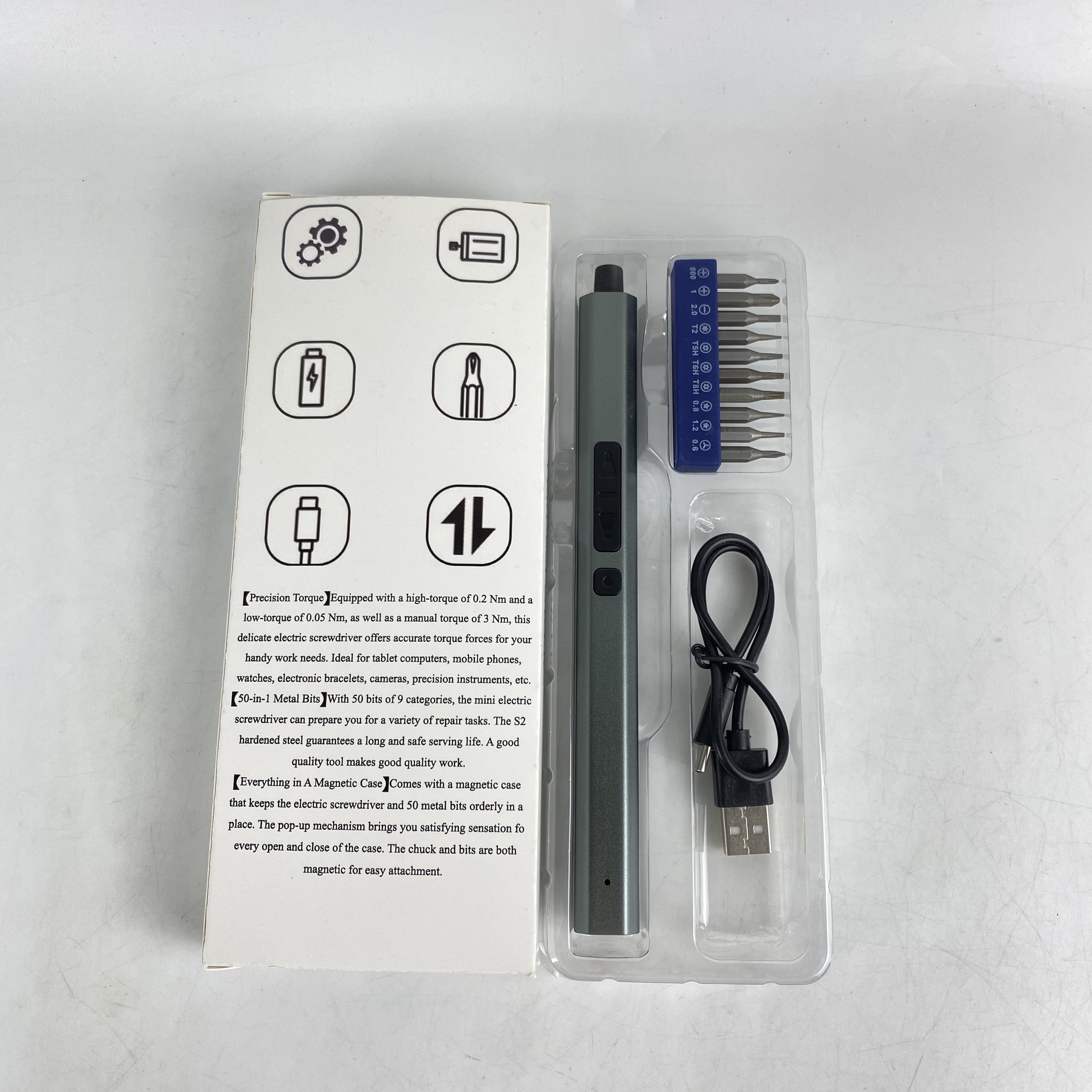 VERDESPOWER Electric screwdrivers Precision Torque Electric Screwdriver ...