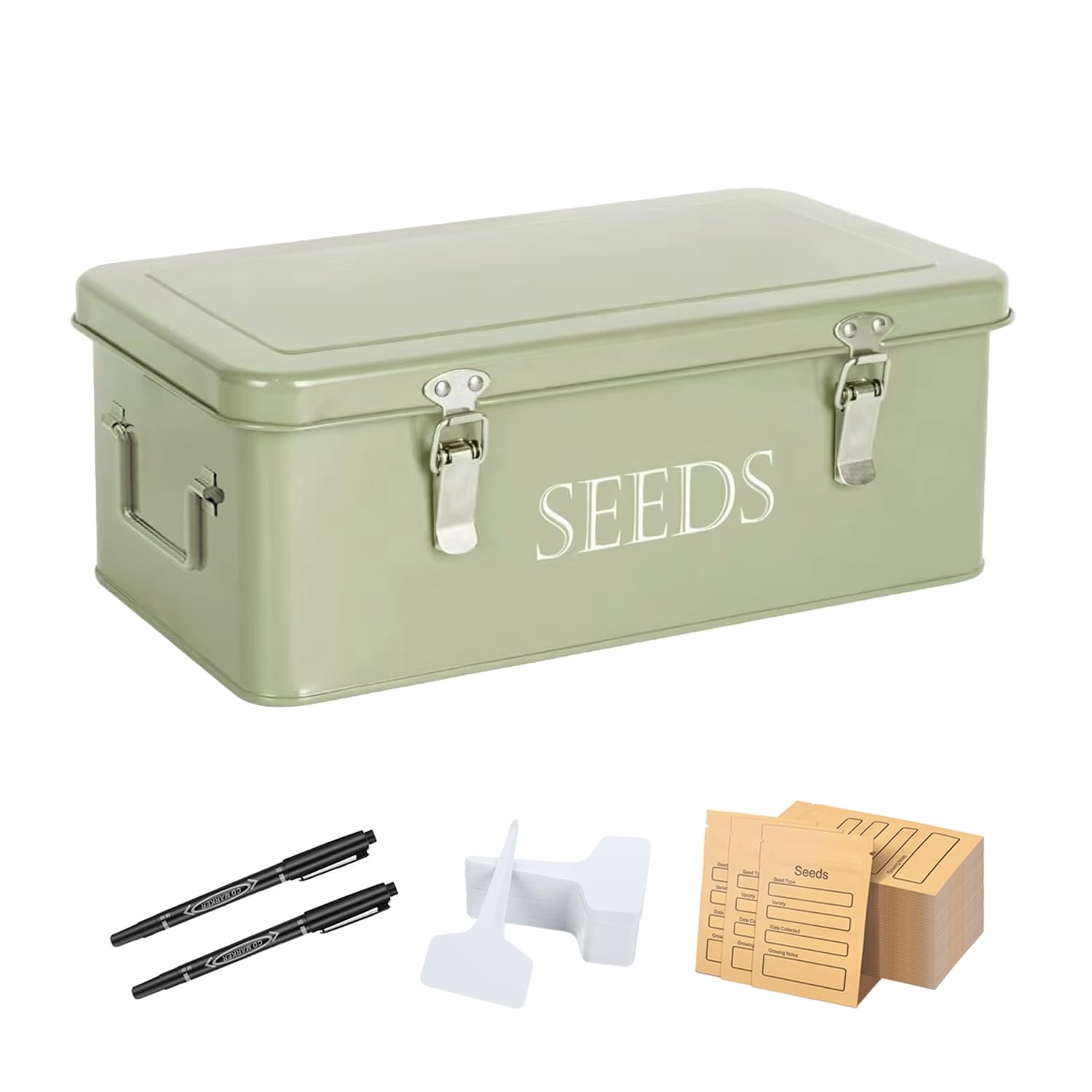 VERENIX Seed StorageEGSC Box, Professional All-in-one Kit with 2 Pens ...