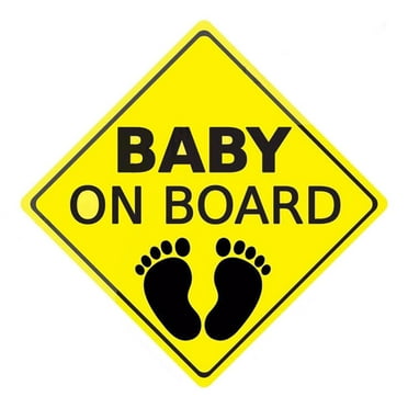 Safety 1st Baby On Board Sign, Pink - Walmart.com