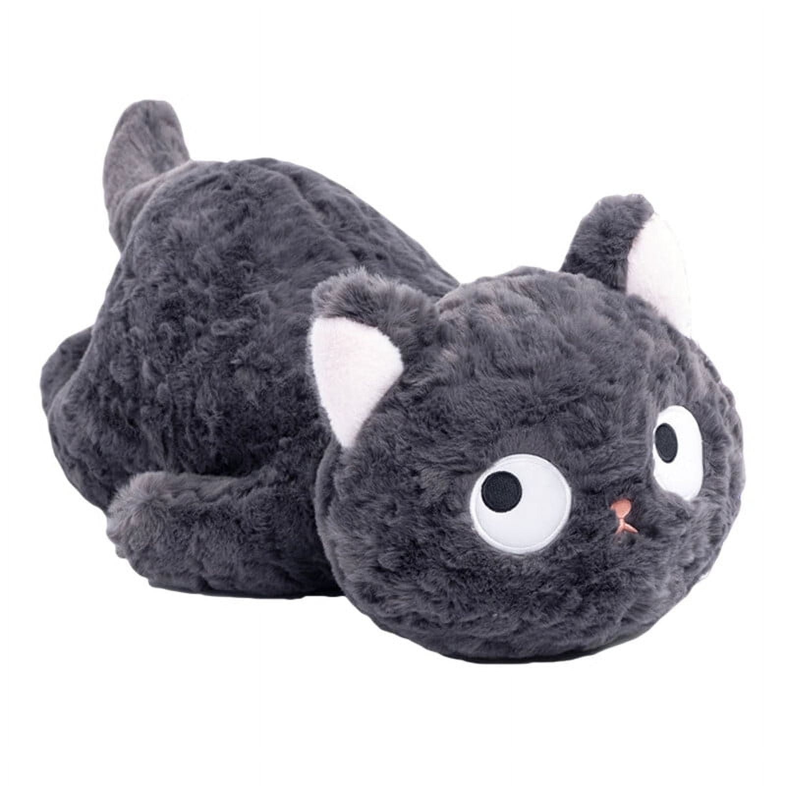 VERMON Cat Plush Toy,Cat Plush Toy Funny Cute Three Poses Black Cat ...