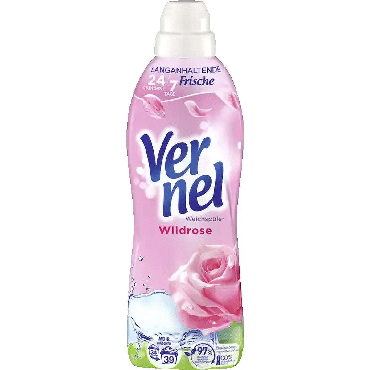 VERNEL fabric softener WILD ROSE 850ml/1ct. - Walmart.com