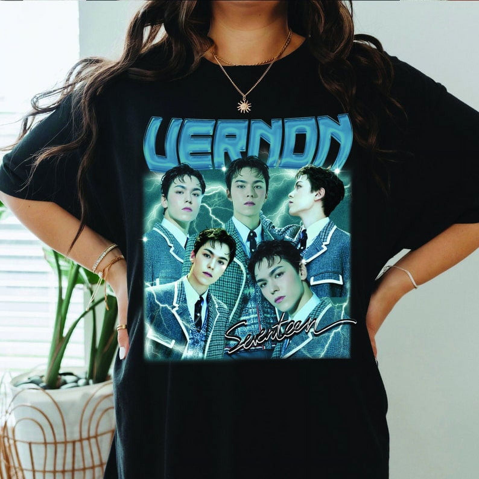 VERNON Seventeen 17 Is Right Here Album Shirt, Seventeen Member Shirt ...