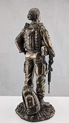 VERONESE DESIGN 11 5/8 Inch Female Soldier Statue Military Gifts Cold ...