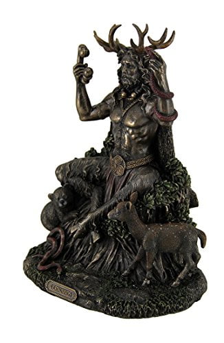 VERONESE DESIGN 9 Inch Cernunnos Celtic Horn God of Nature and Wildlife ...