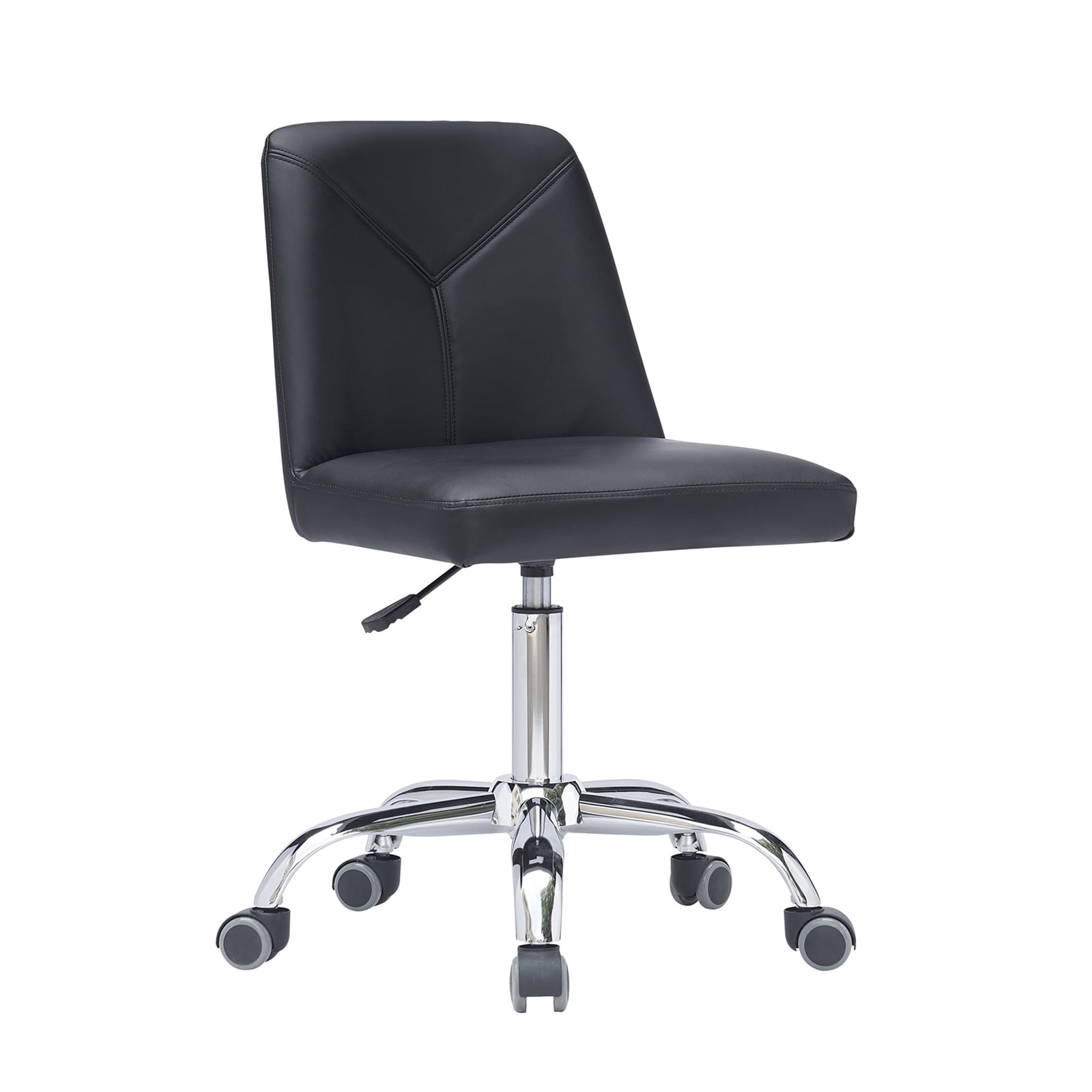 VERSA Office Desk Chair Armless, 18"-24" Adjustable Height for Home ...