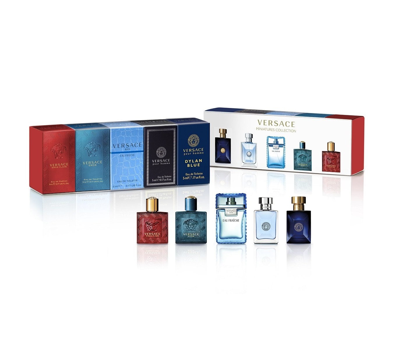 Versace Variety By Gianni Versace 5 Piece Mens Mini Variety With Eros ...