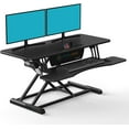 VERSADesk Power Riser - 40" Dual Monitor Standing Desk Converter, Black ...