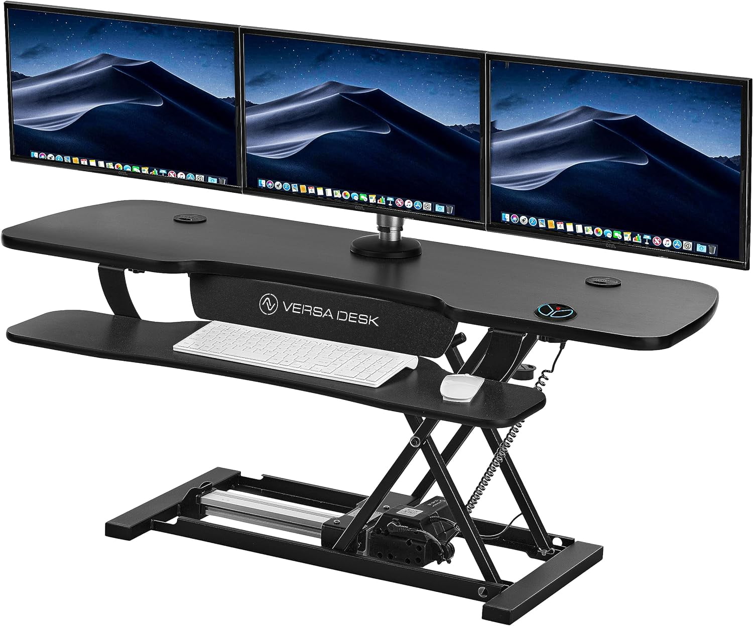 VERSADESK 48" Extra Wide Electric Standing Desk Converter PowerPro ...