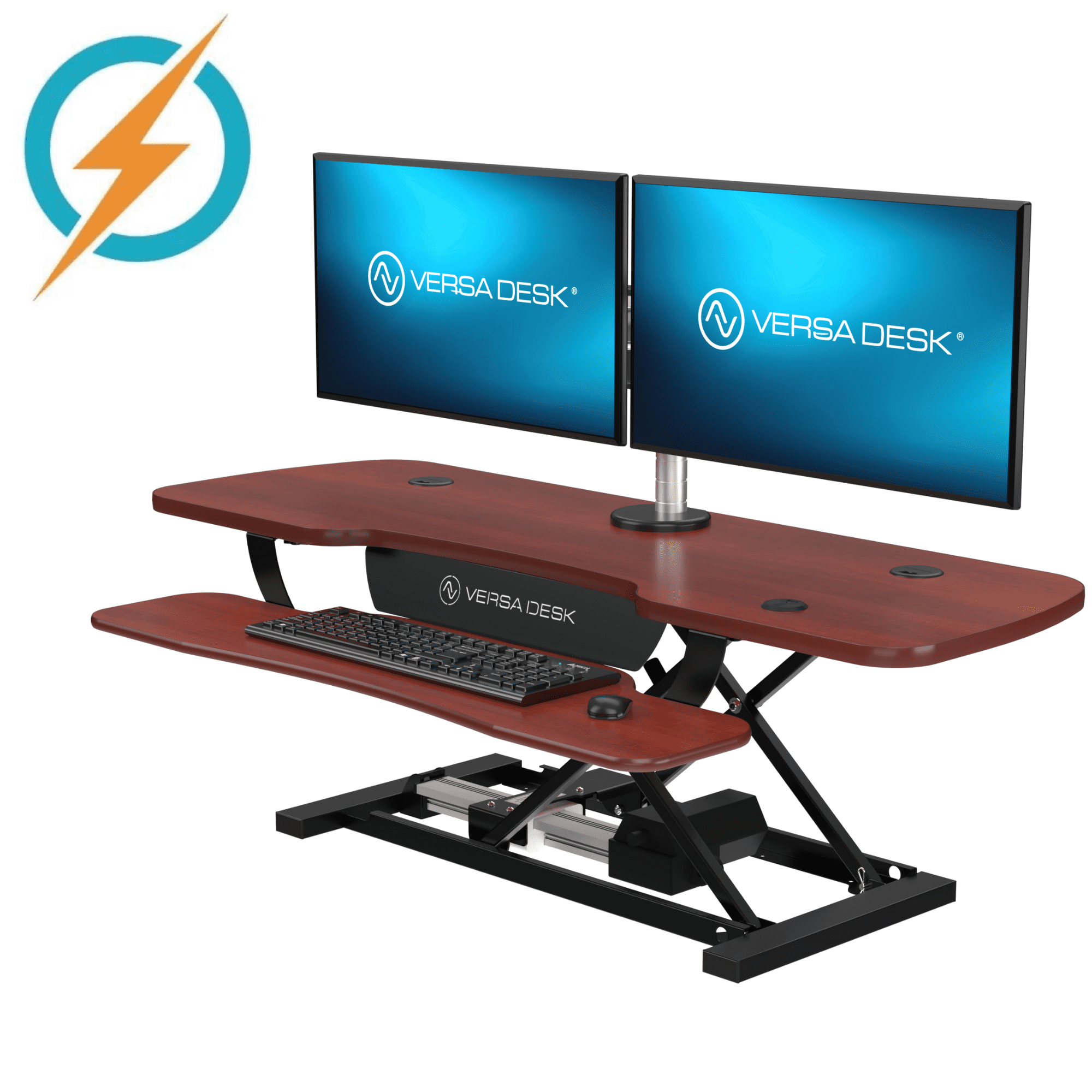 VersaDesk® 48"x24" Extra Wide Electric Height Adjustable Standing Desk ...