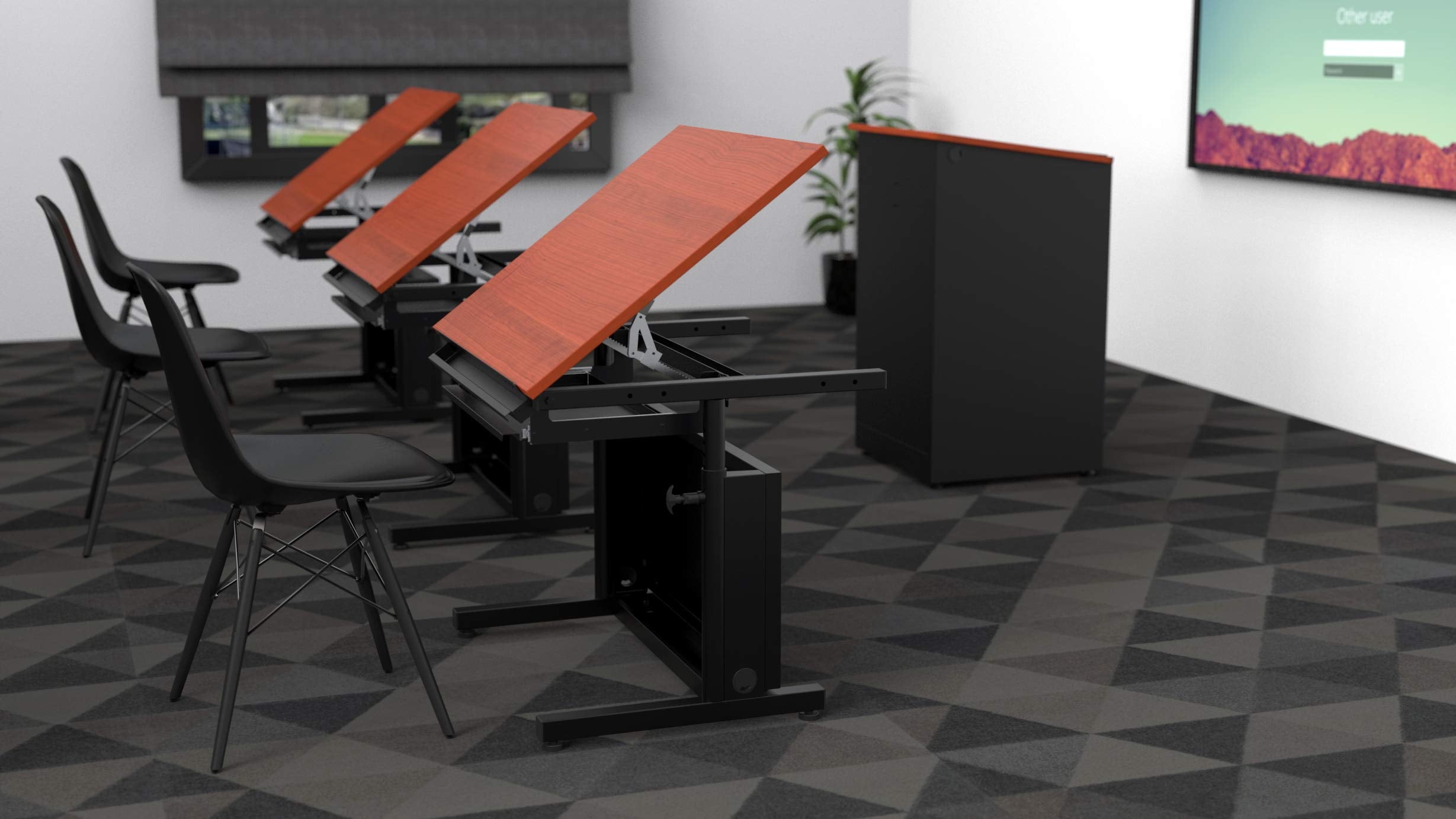 VERSADESK Height Adjustable Art Table - Tilting Ergonomic Desk for ...