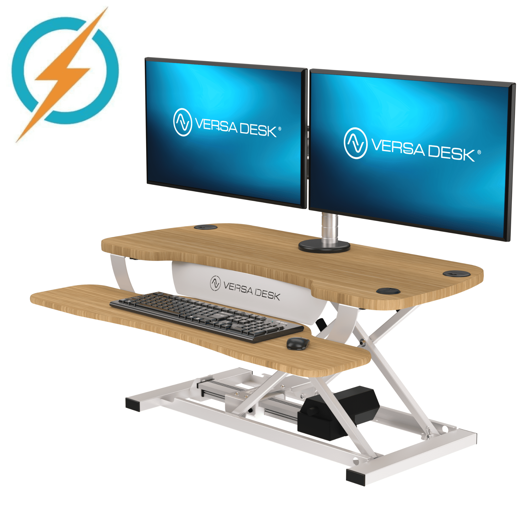 VersaDesk® 36"x24" PowerPro® Electric Height Adjustable Standing Desk ...