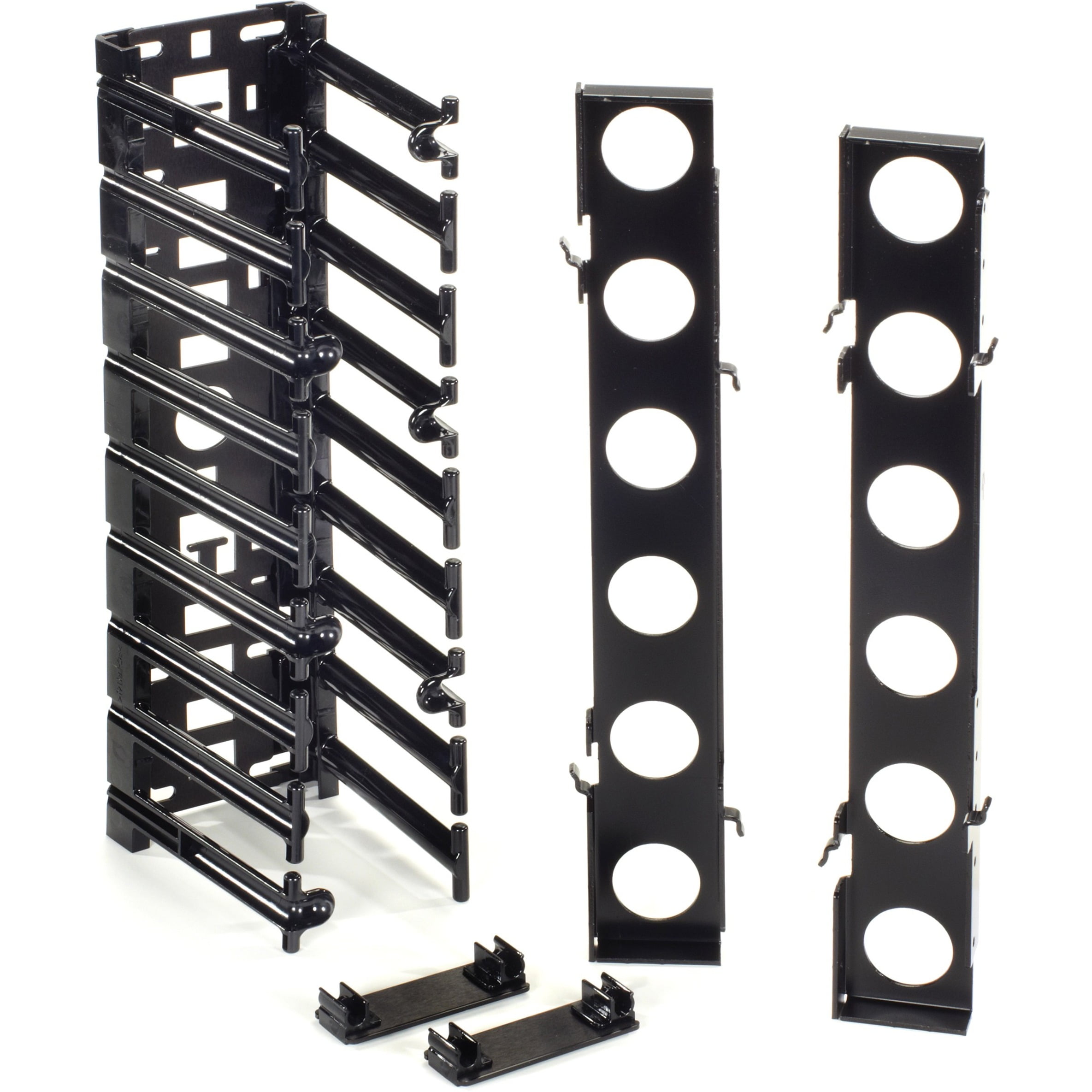 VERTICAL IT RACKMOUNT CABLE MANAGER - 9U X 3.5"W, SINGLE-SIDED, BLACK ...