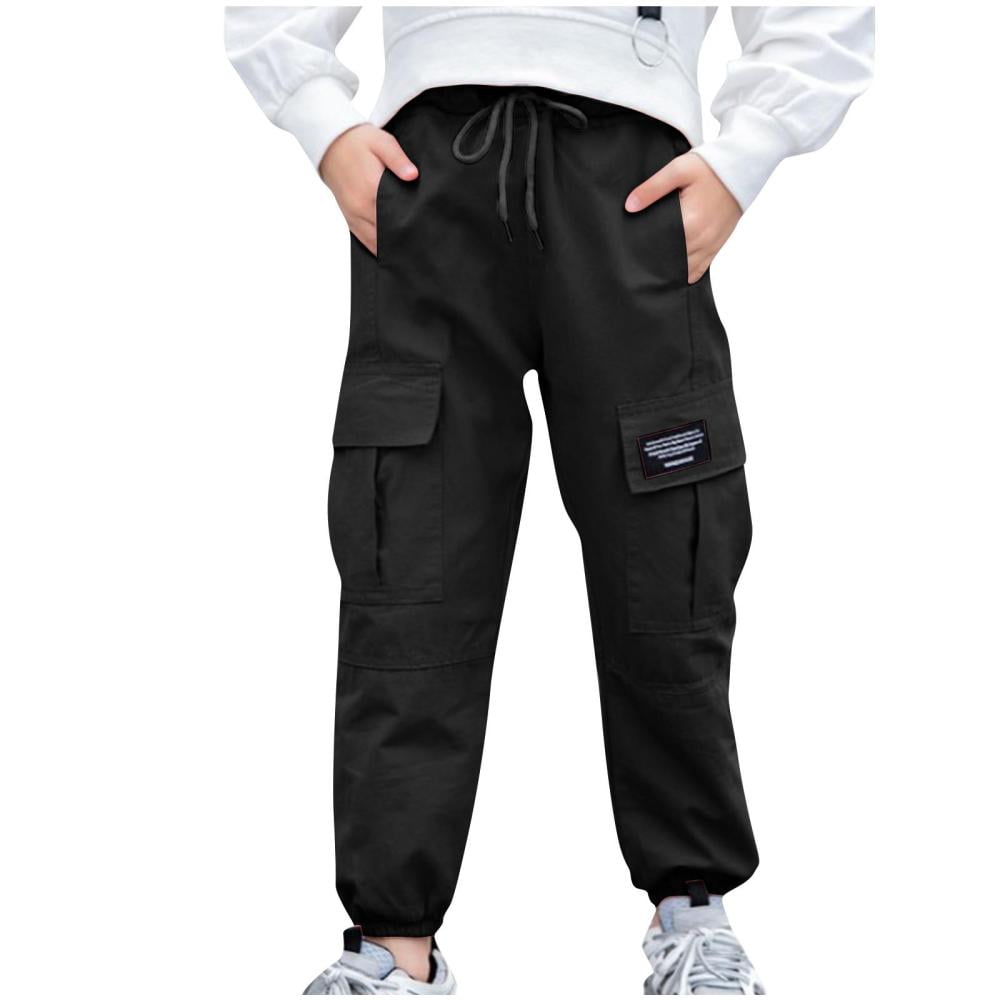 VERUGU Boys Cargo Pants Spring Fall Kids Pants Cargo Pants Kids Pocket ...