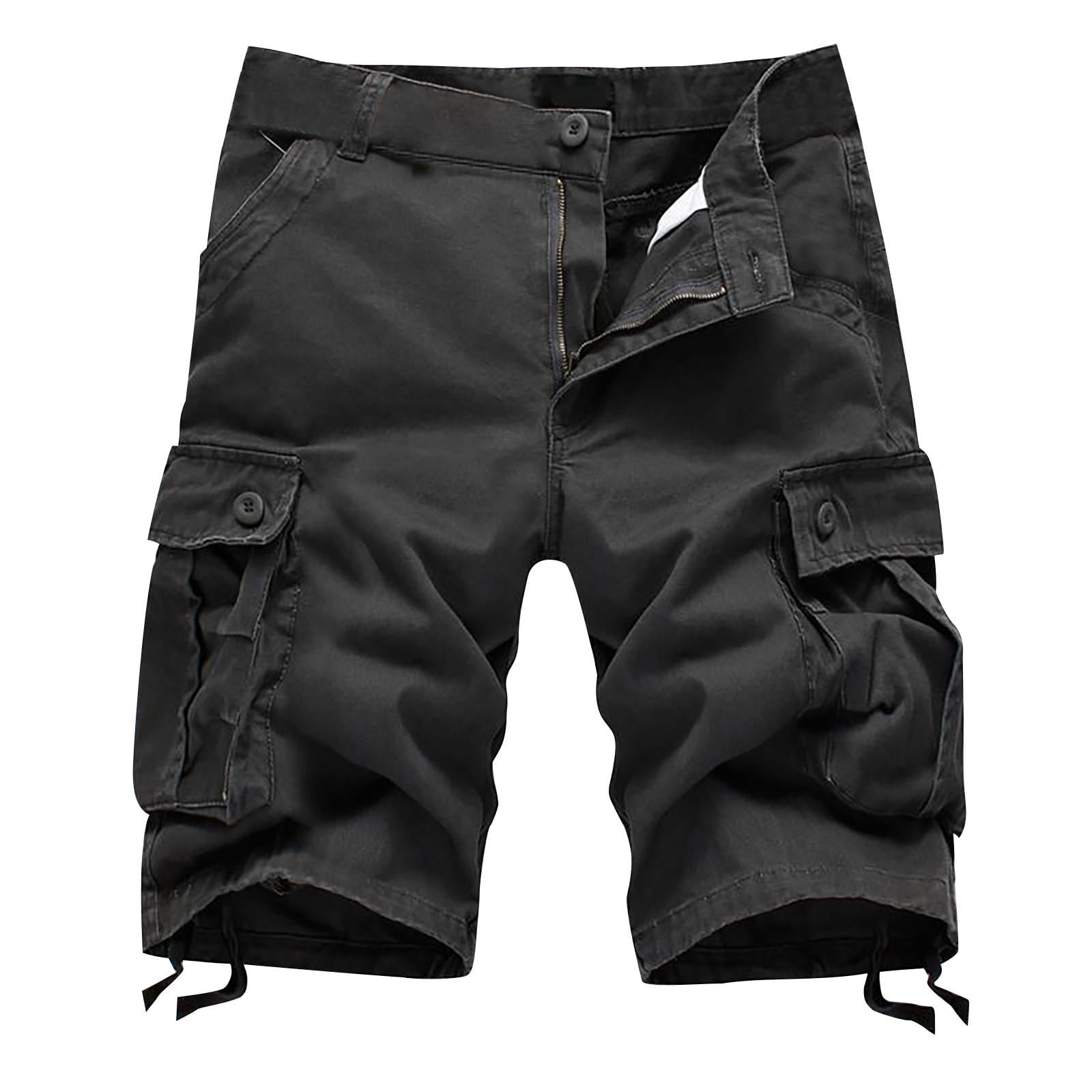 VERUGU Cargo Shorts for Men Plus Size Cargo Shorts Multi-Pockets ...