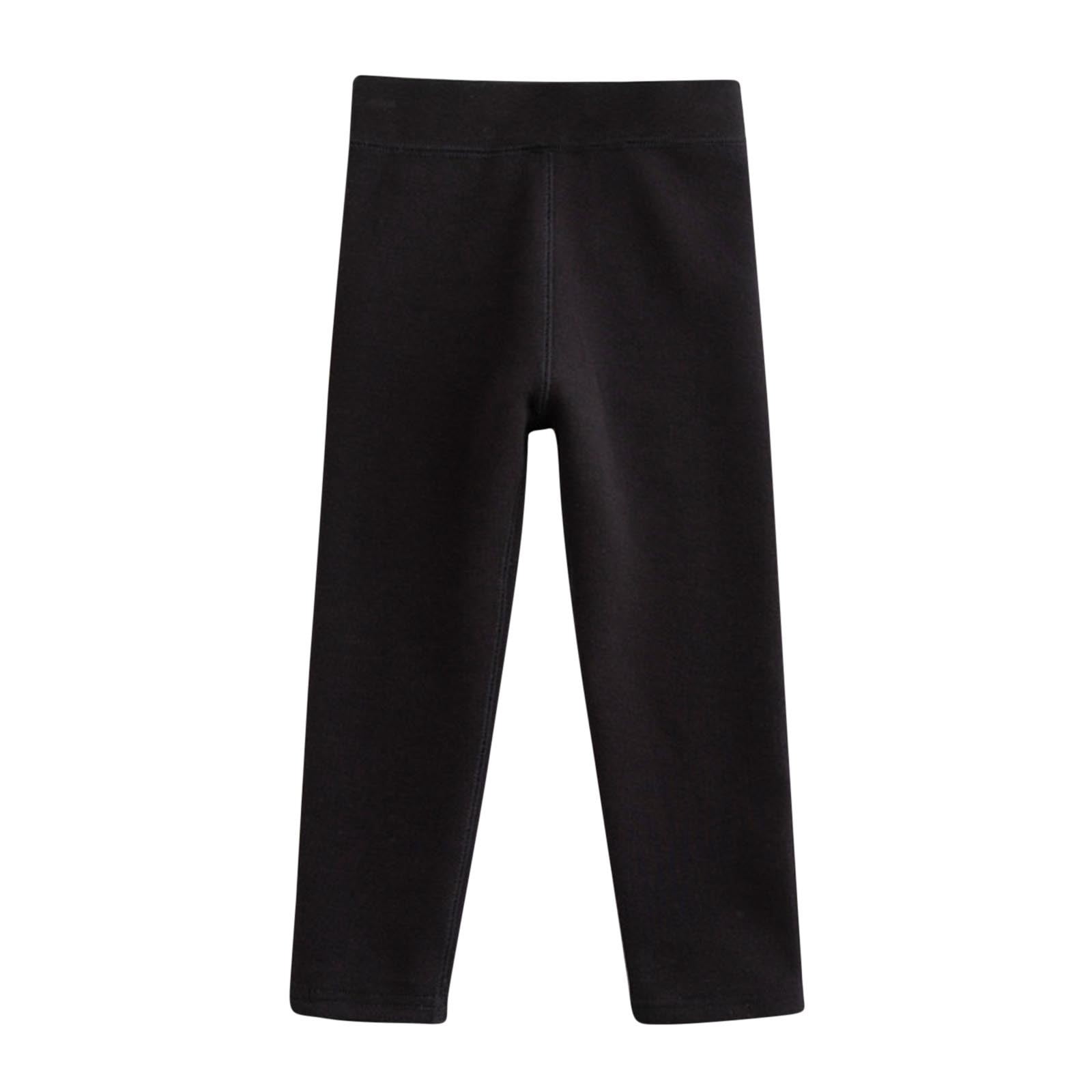 VERUGU Girls Leggings Childs Spring Fall Solid Kids Long Pants Toddler ...