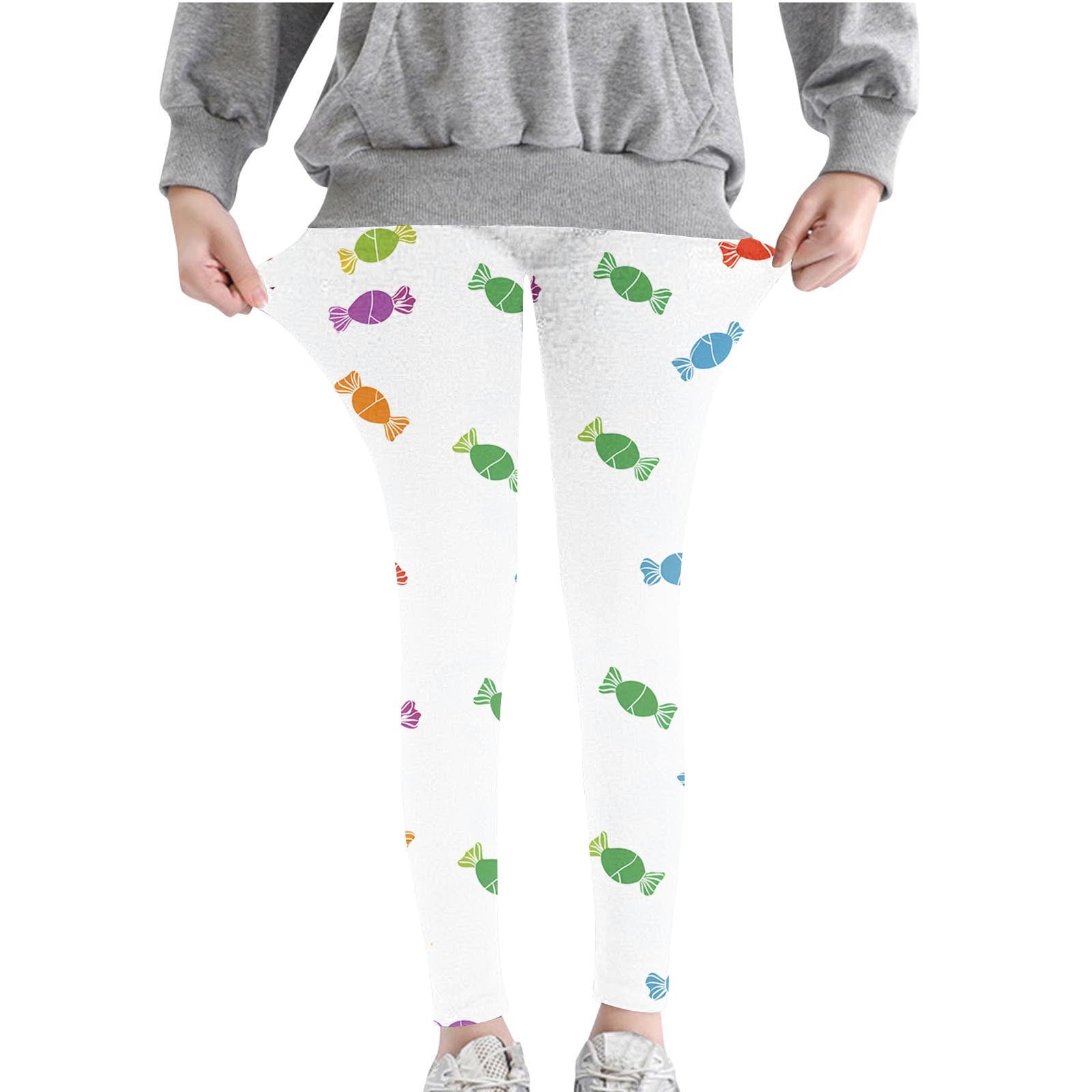 VERUGU Girls Leggings Spring Fall Fashion Soft Heart Print Comfortable ...