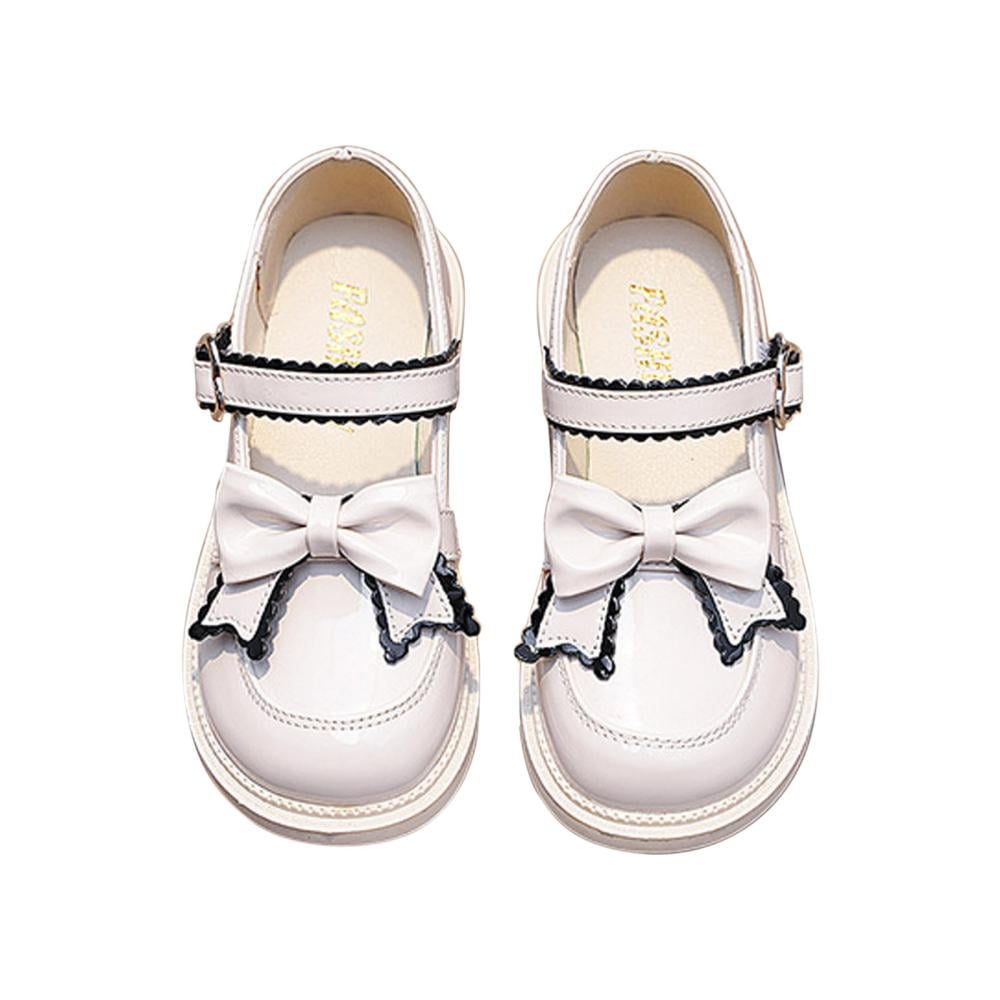 VERUGU Princess Shoes New British Style Little Girl Baby Black Soft ...