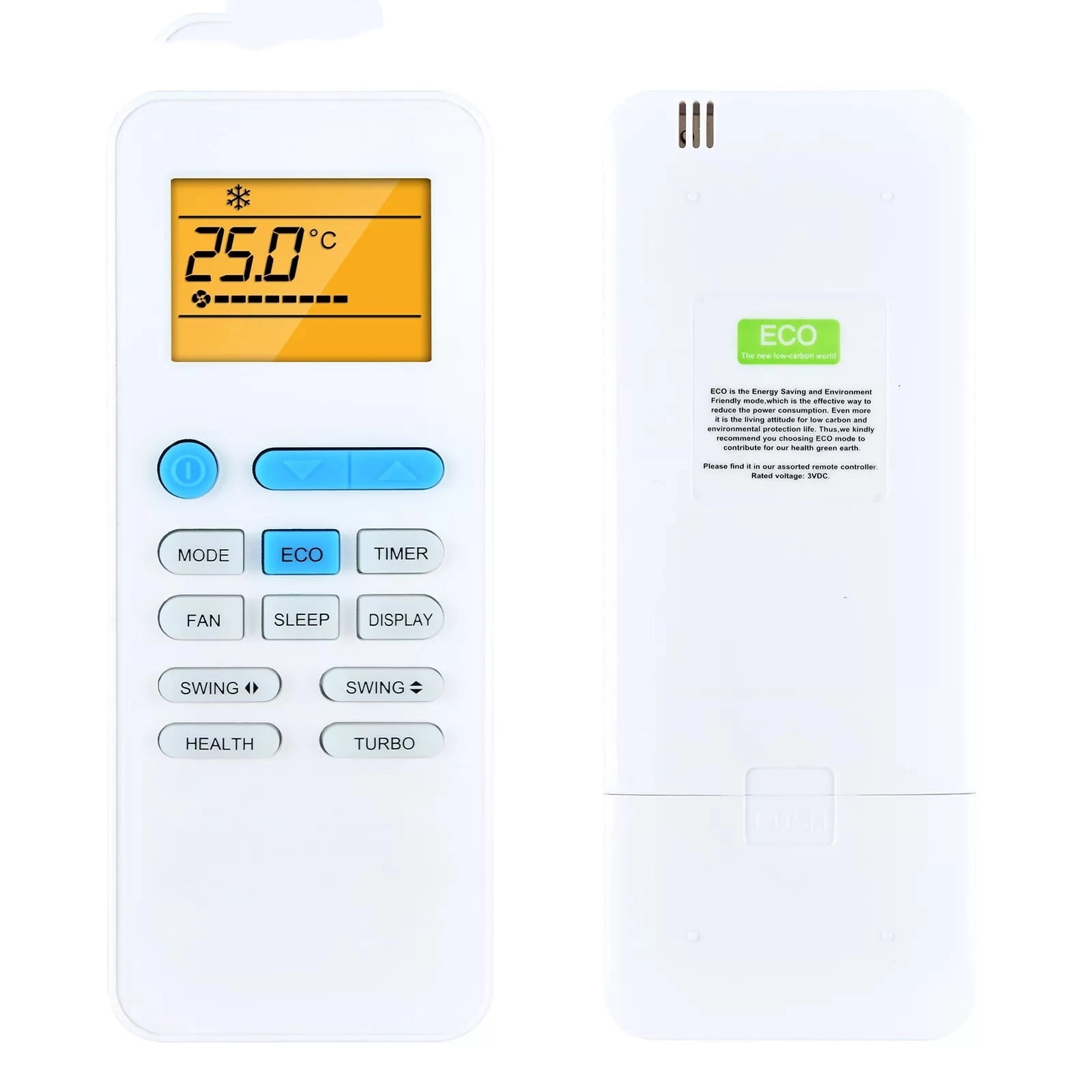 VERYNIUBI GYKQ-52 Compatible Remote TCL Air Conditioner Remote Control ...
