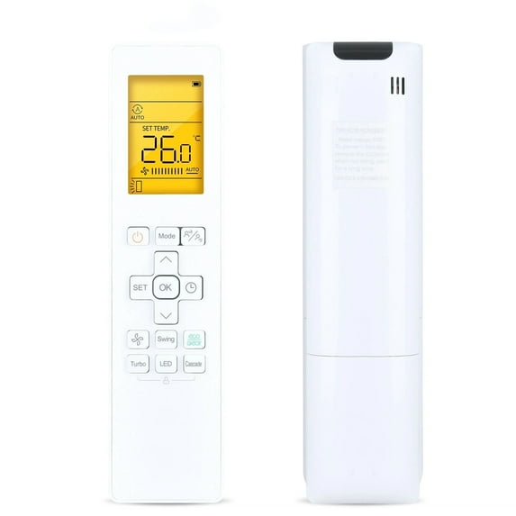 VERYNIUBI RG10X1 Compatible Remote Midea Air Conditioner Remote Control ...