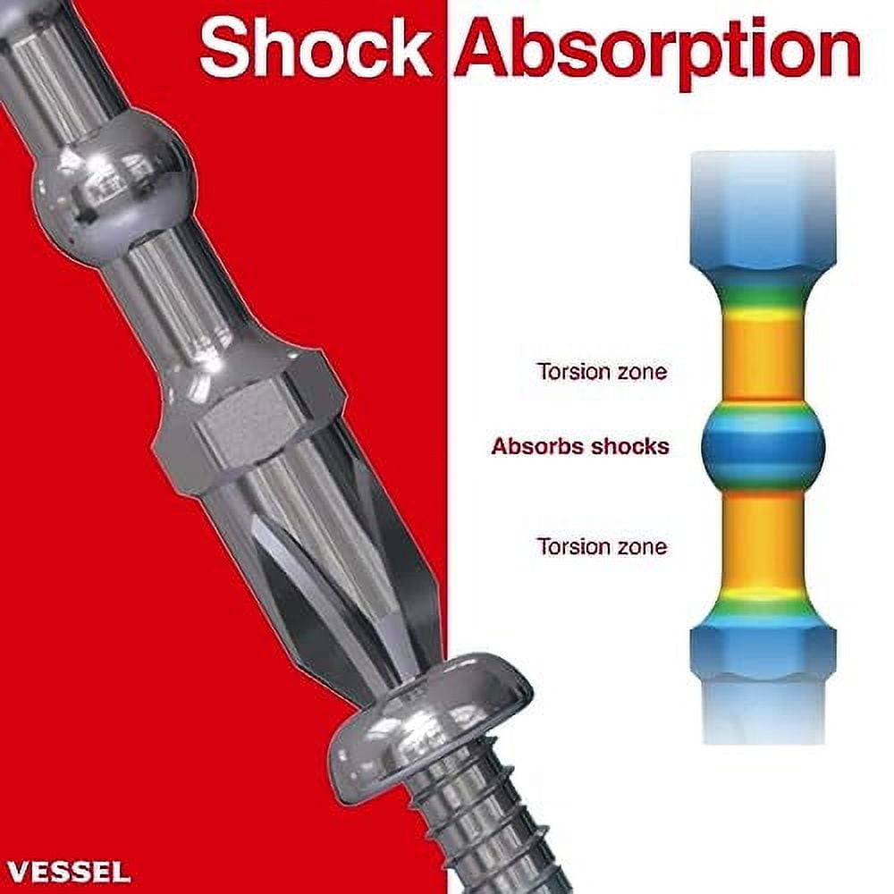 VESSEL BALL GRIP Rechargable Screwdriver with 25PC. Bit Set - Walmart.com