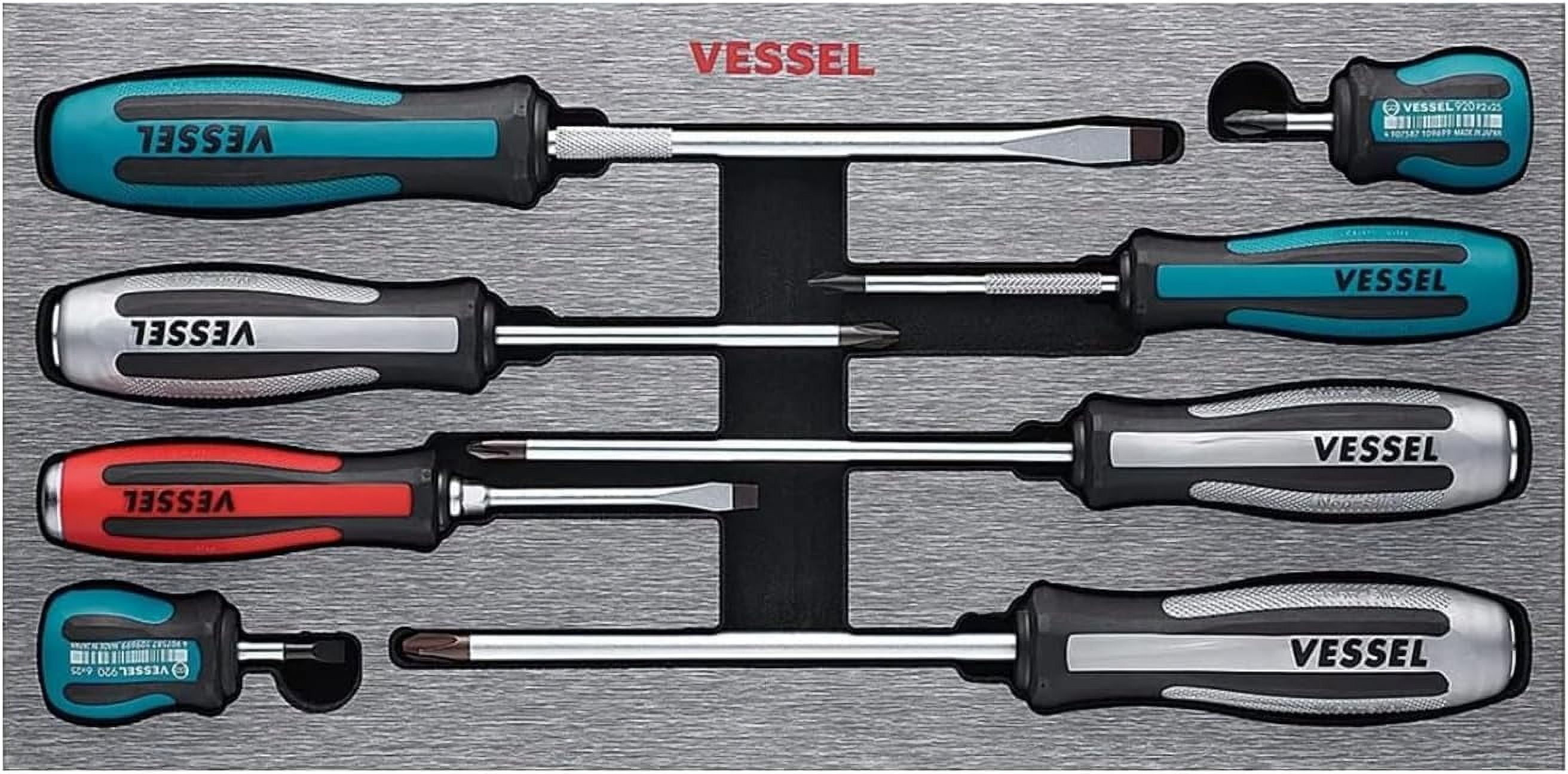 VESSEL MEGADORA IMPACTA Screwdriver (8 PCS SET) - Walmart.com