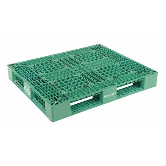 VESTIL PLP2-4840-GREEN Green Plastic Pallet - Walmart.com