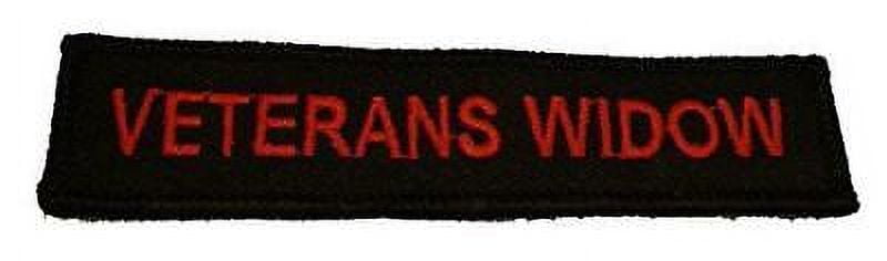 VETERANS WIDOW PATCH SERVICE HONOR MILITARY SPOUSE HUSBAND WIFE ...