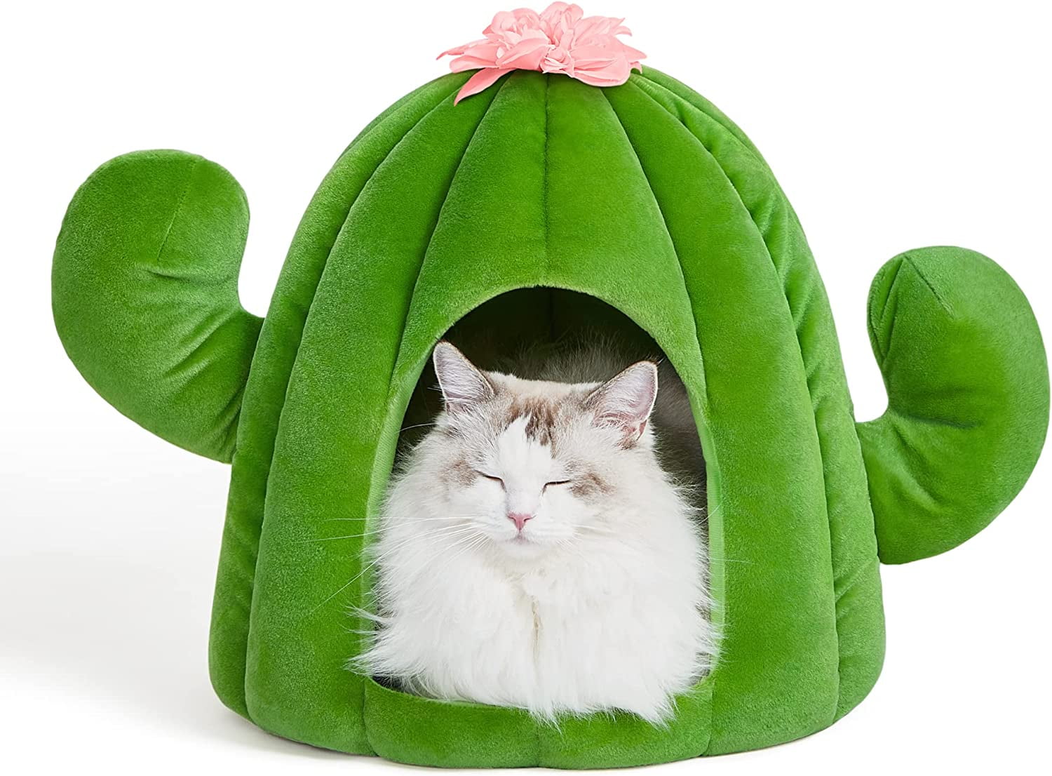 VETRESKA Cat Dog Bed Cat Cave Pet Dog House with Machine Washable Nest ...