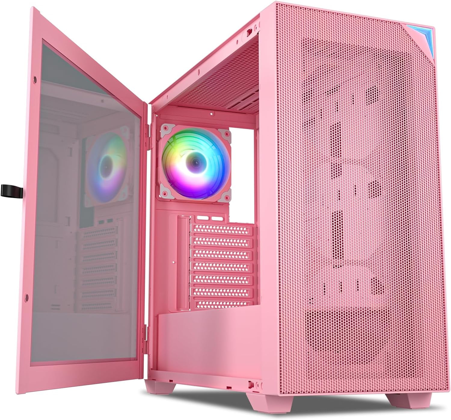 VETROO AL800 RGB Gaming Full Tower E-ATX PC Computer Case w/ Fans ...