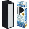 VEVA Premium HEPA Replacement Filter Including 4 Activated Carbon Pre ...