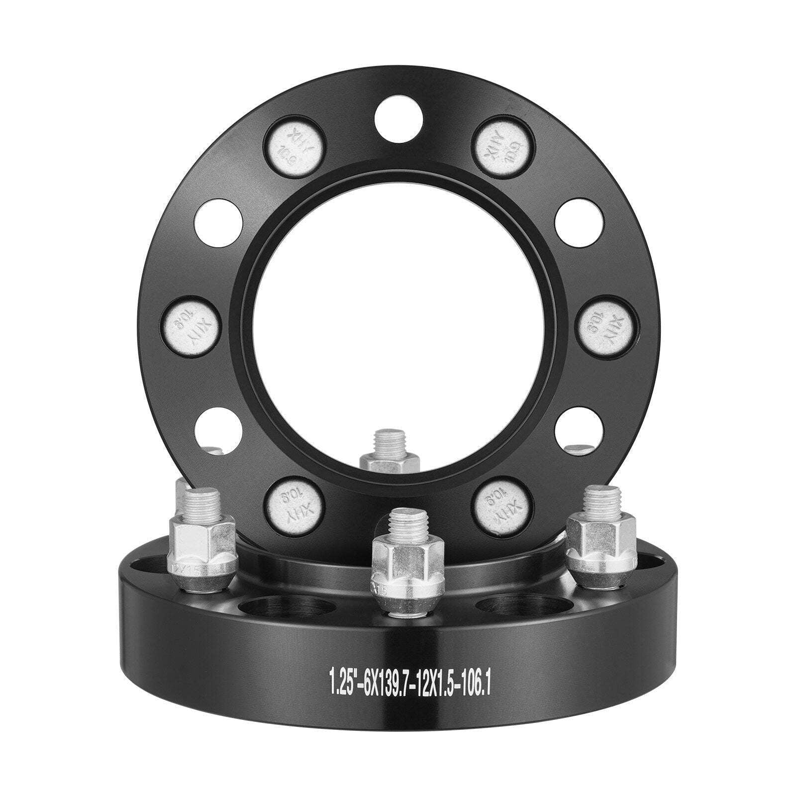 VEVOR 1.25" 6"x5" Wheel Spacers Wheel Adapters 6 Lug Forged Spacer 4 ...