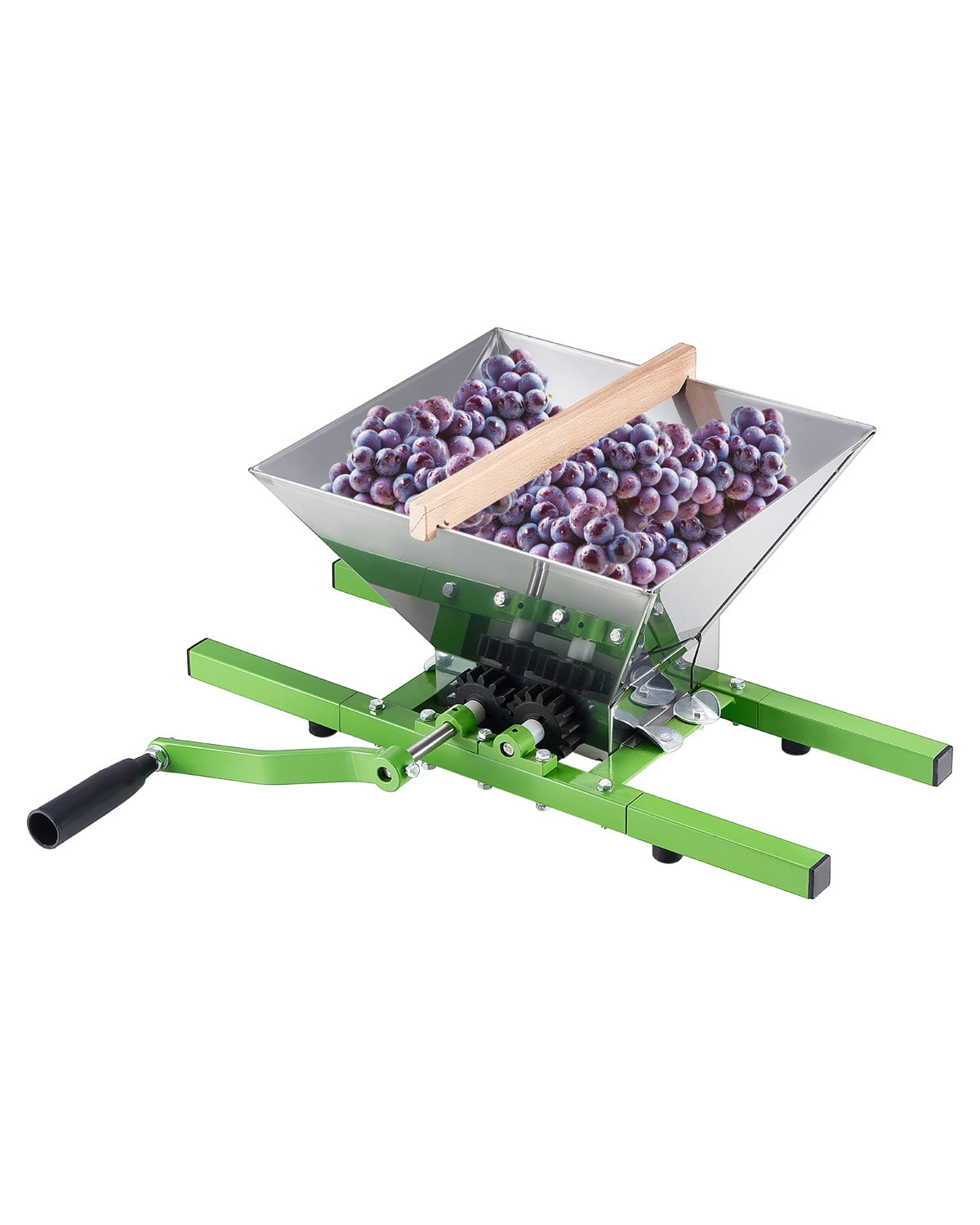 VEVOR 1.8 Gal/7L Fruit and Apple Crusher, Large Manual Grinder ...