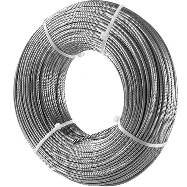 BENTISM 316 Stainless Steel Cable 500ft Stainless Steel Wire Rope 5/32 ...