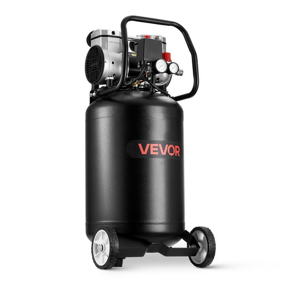 VEVOR 10-Gallon Air Compressor, 2HP 4.8 SCFM at 90PSI, Max 125PSI ...
