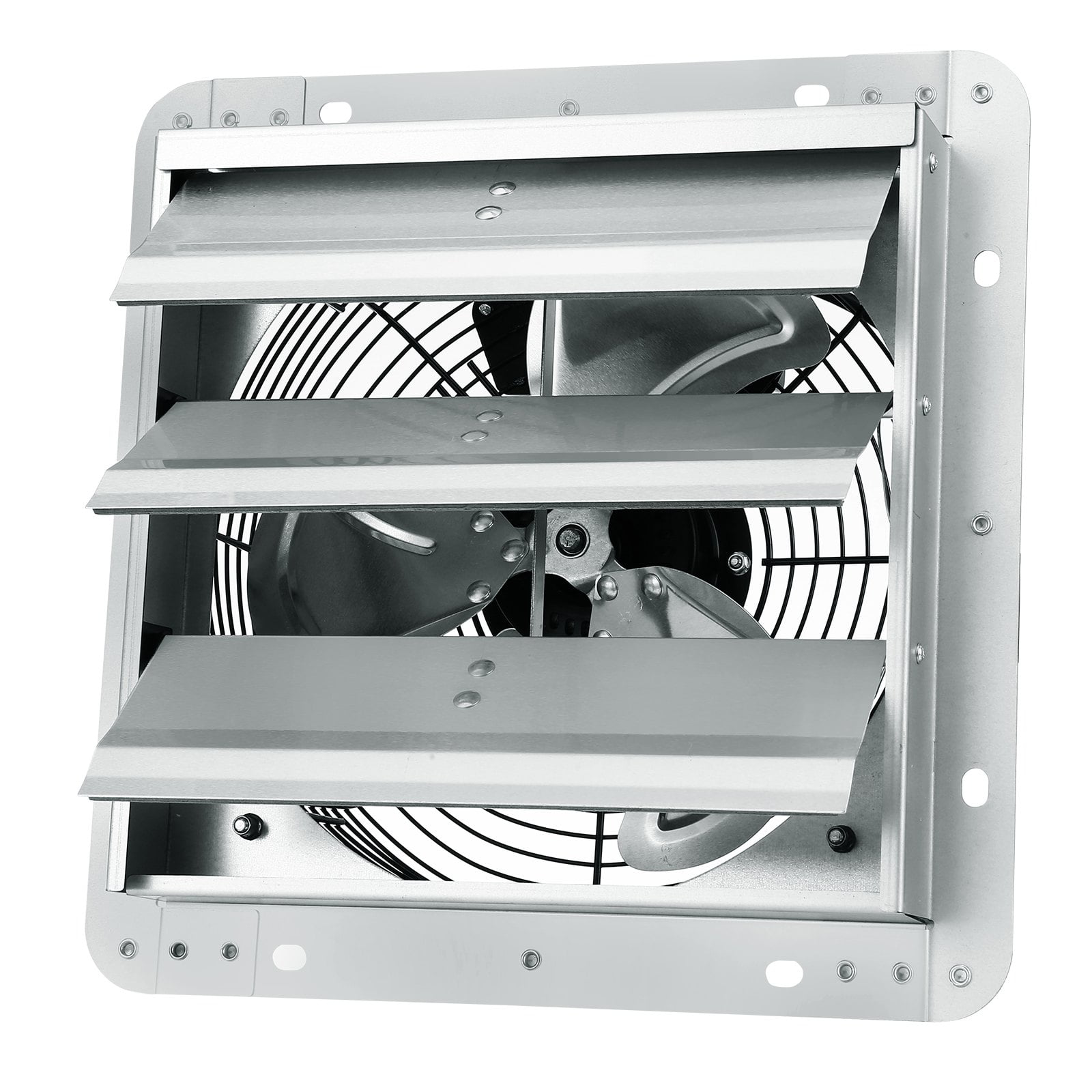 VEVOR 10" Shutter Exhaust Fan with Speed Controller, 820 CFM, Wall ...