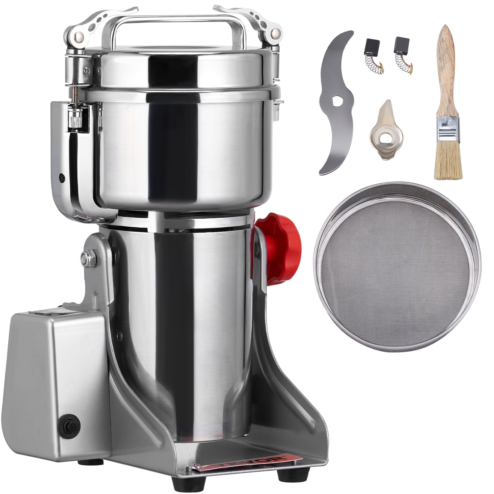 VEVOR 1000g Electric Grain Mill Grinder, 3750W High-Speed Commercial ...