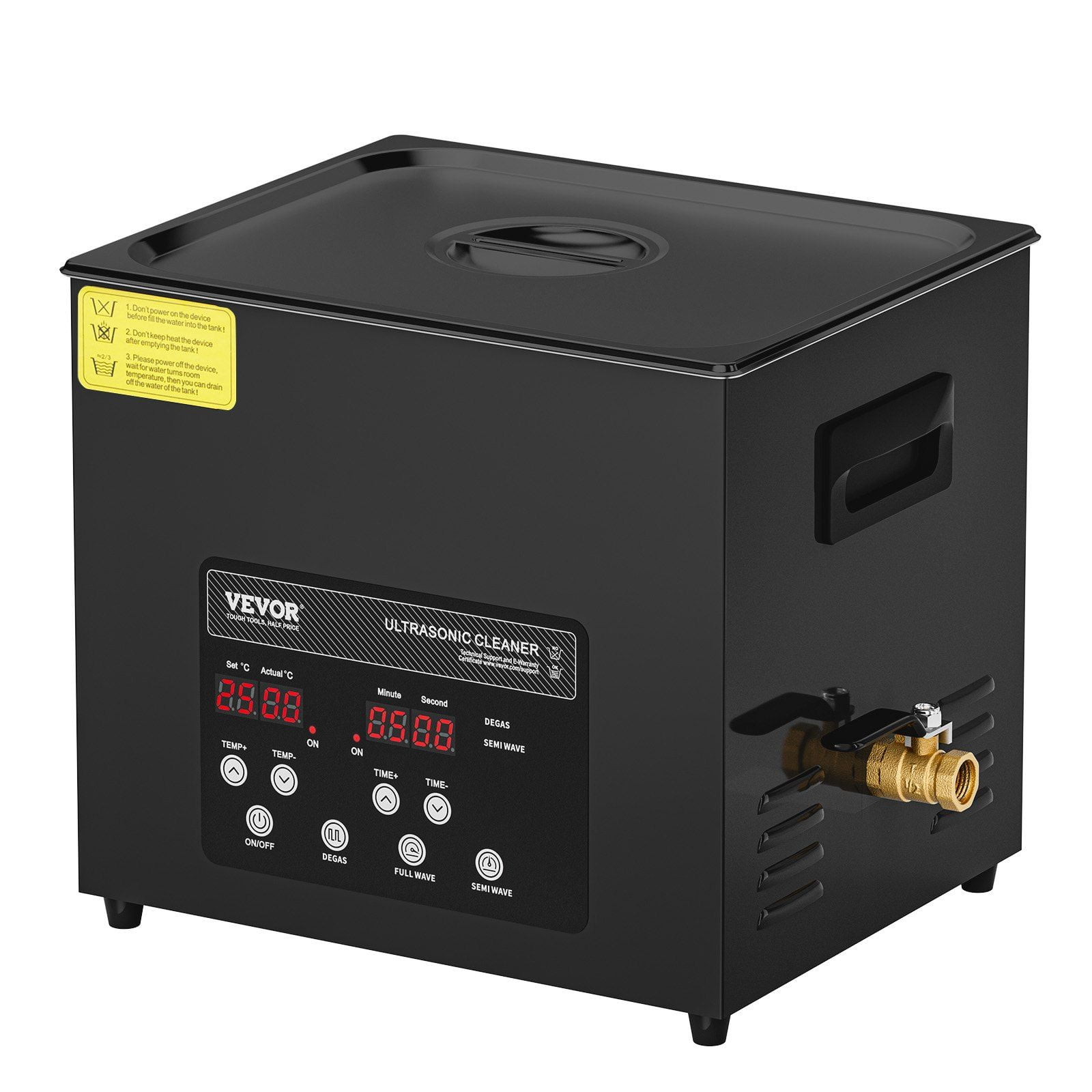 VEVOR 10L Ultra Sonic Cleaner, 240W Digital Ultrasonic Cleaning Machine ...