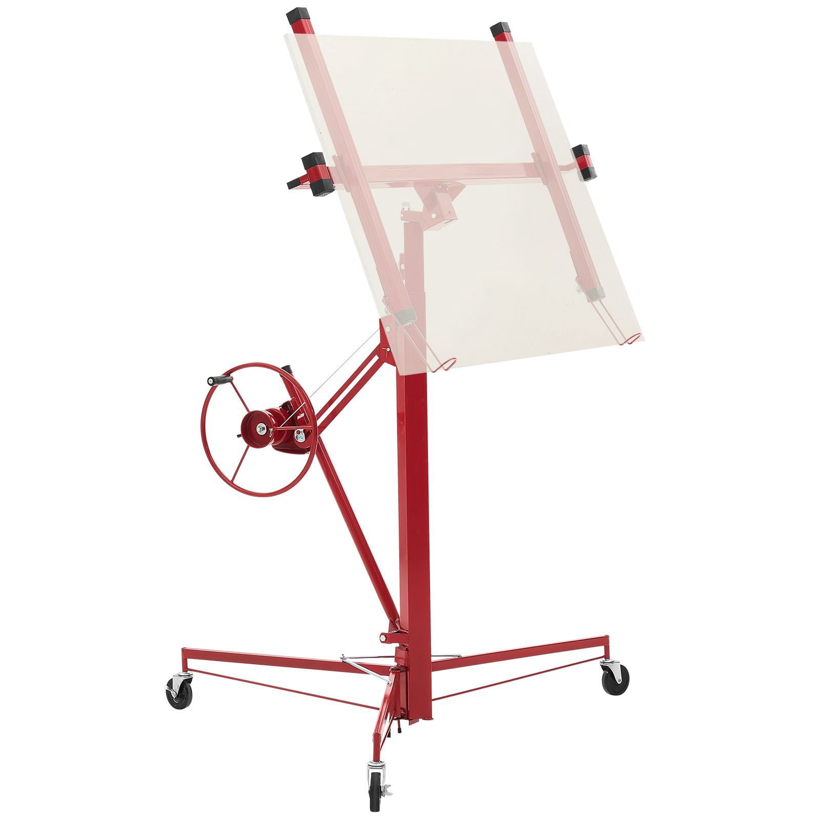 VEVOR 11ft Drywall Lift, Heavy-Duty 150 lbs Sheetrock Hoist with ...